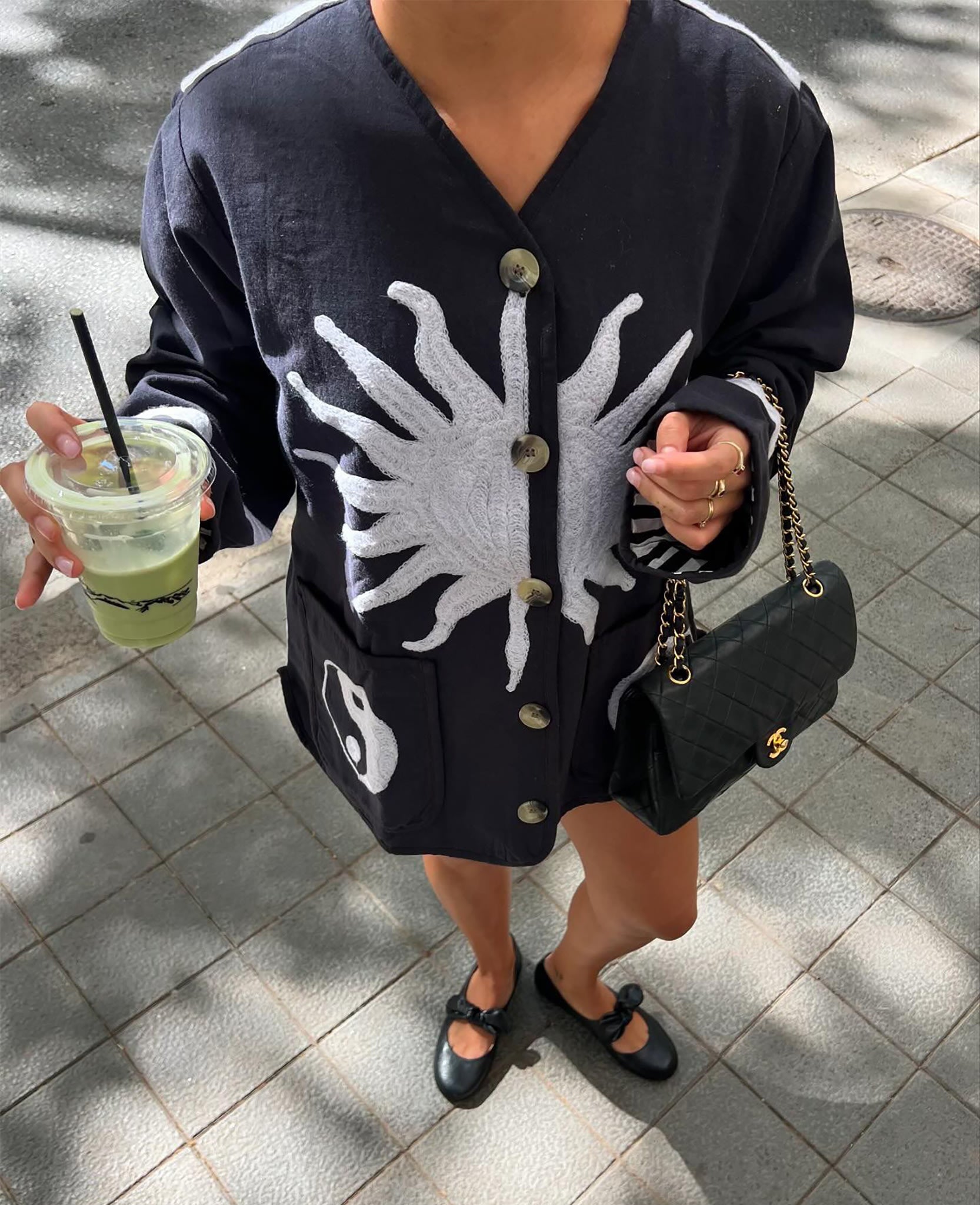 Maggie Jacket - Yin & Yang – SISSEL EDELBO