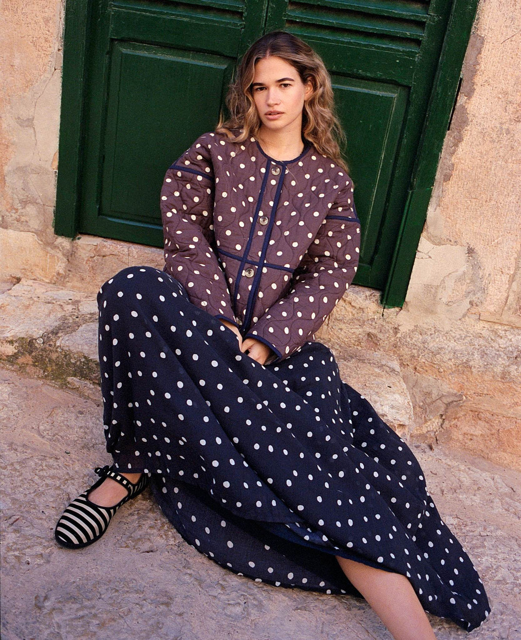 Dottie Jacket - Dot Brown – SISSEL EDELBO