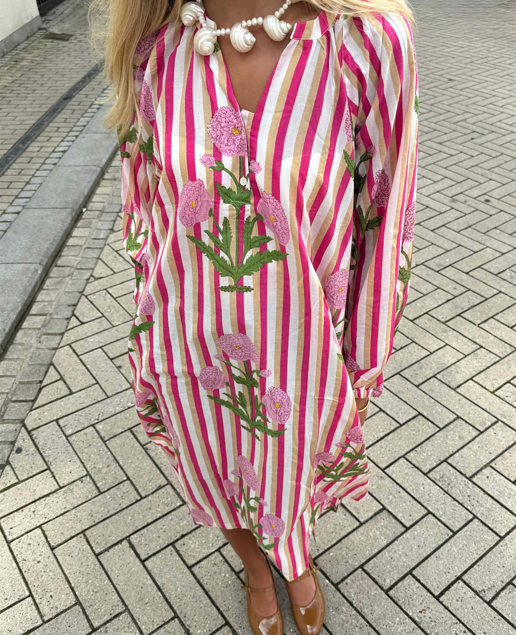 Lara Dress - Poppy Pink – SISSEL EDELBO