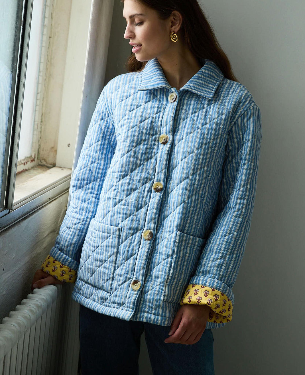 Ira Jacket - Blue Stripes – SISSEL EDELBO
