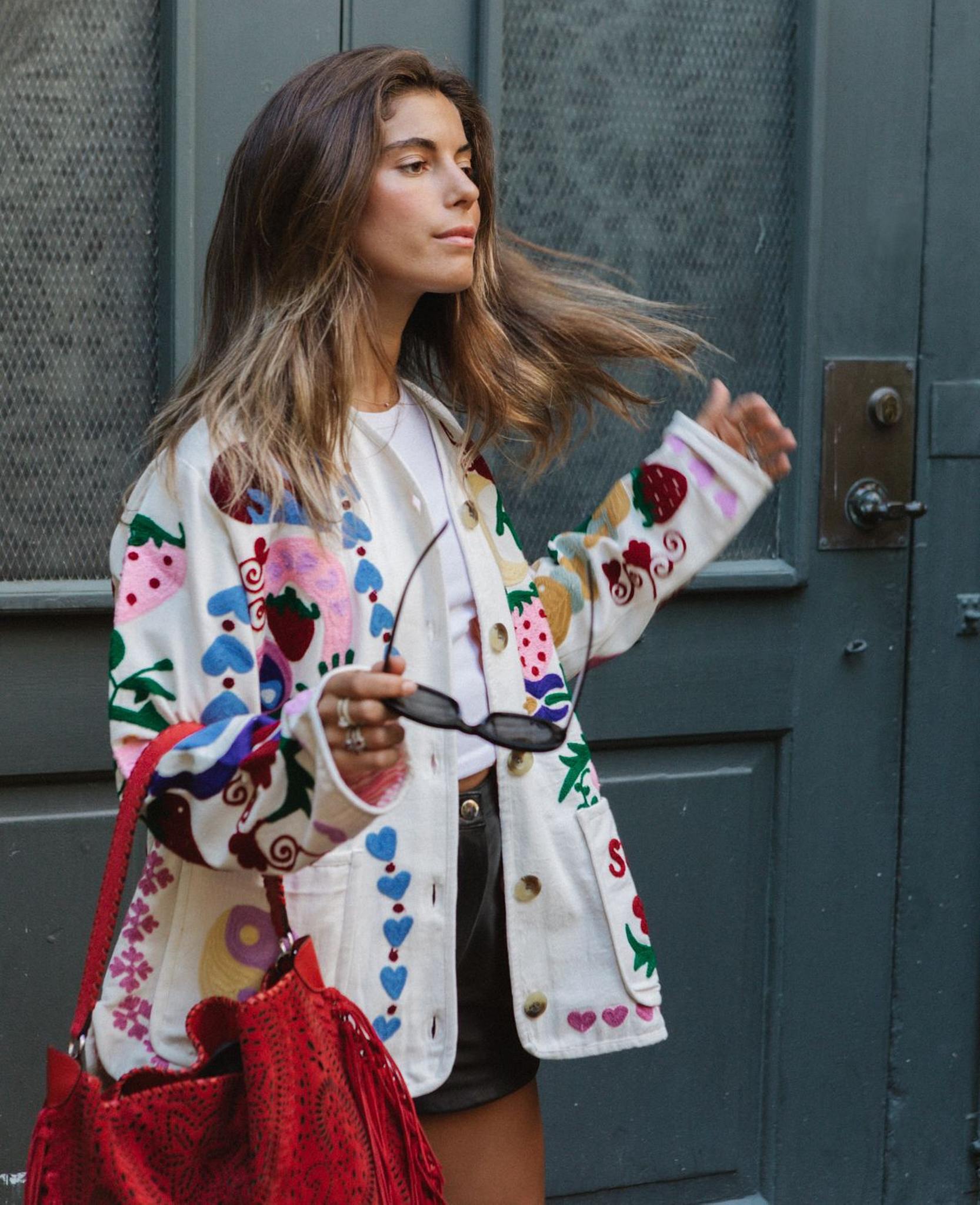 Maggie Jacket - White Rose – SISSEL EDELBO