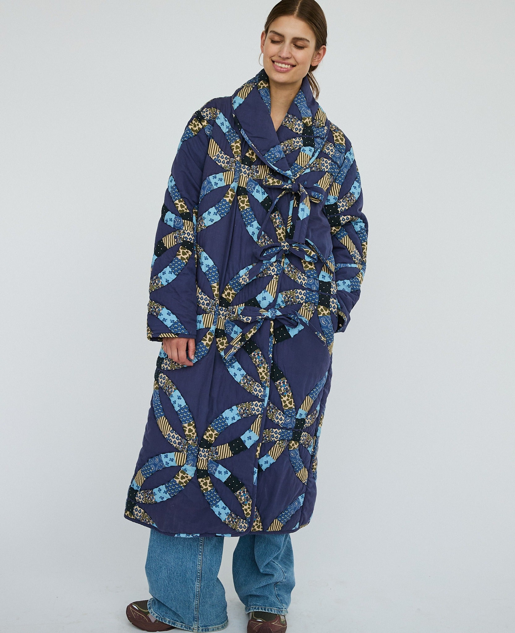 Sade Coat - Blue Circle – SISSEL EDELBO