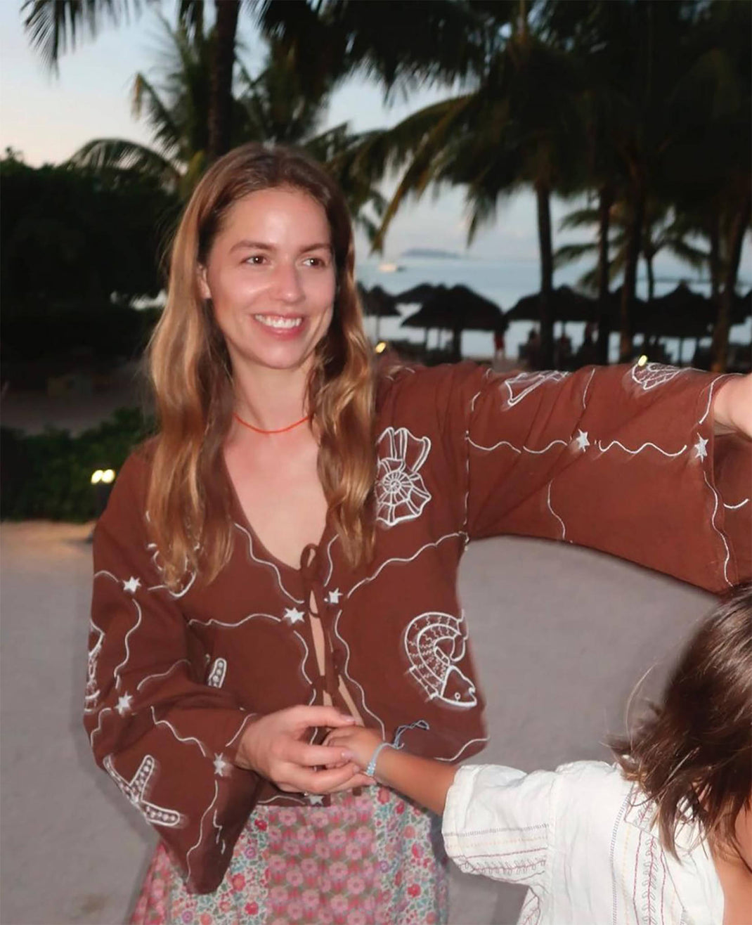 Seashell Top - Soft Brown – SISSEL EDELBO