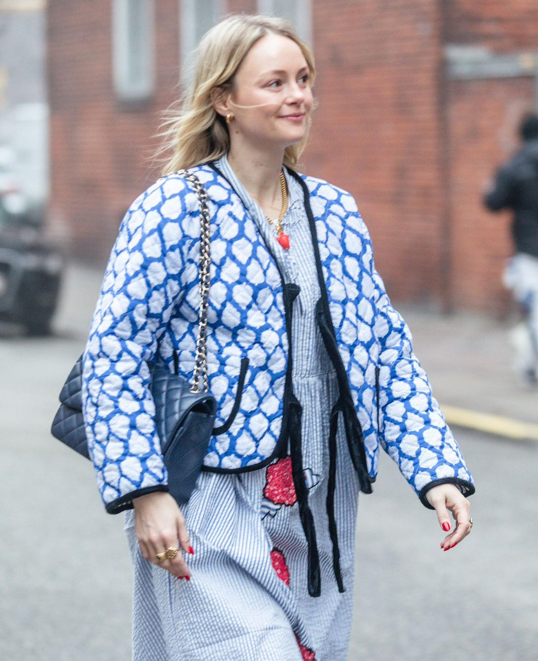 Suvanna Jacket - Blue Leaves – SISSEL EDELBO